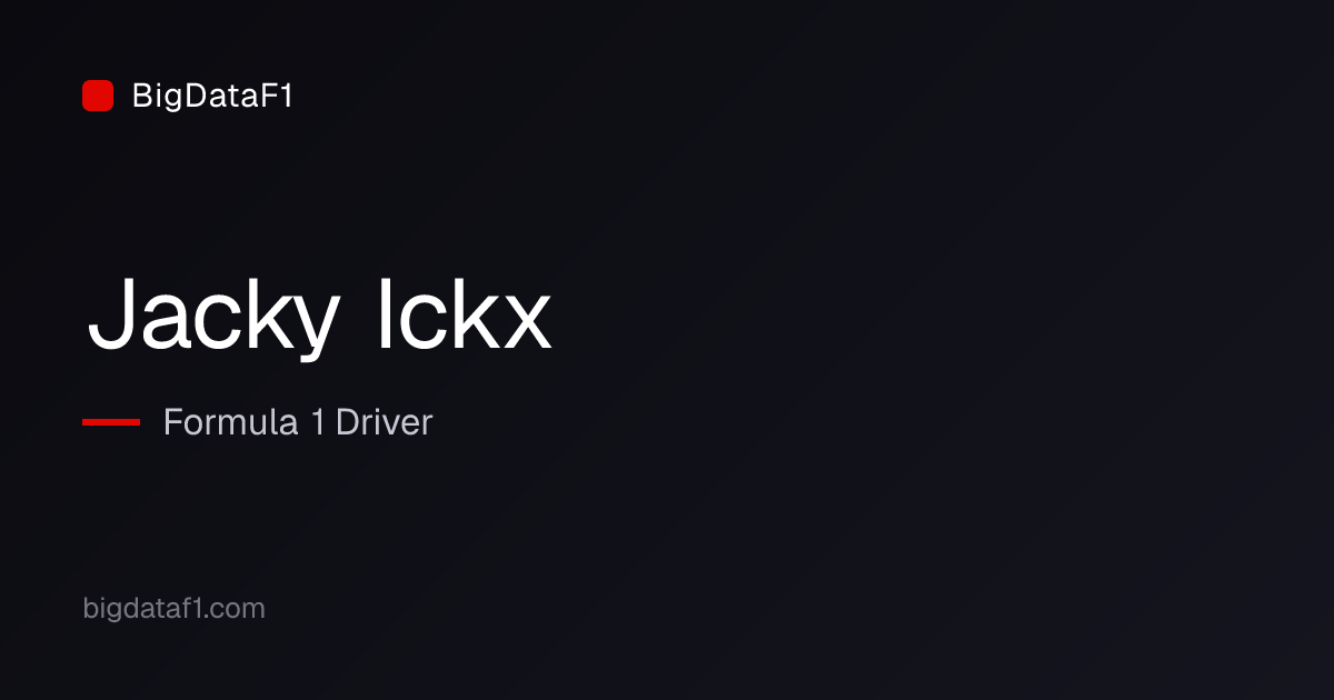 Jacky Ickx · BigDataF1