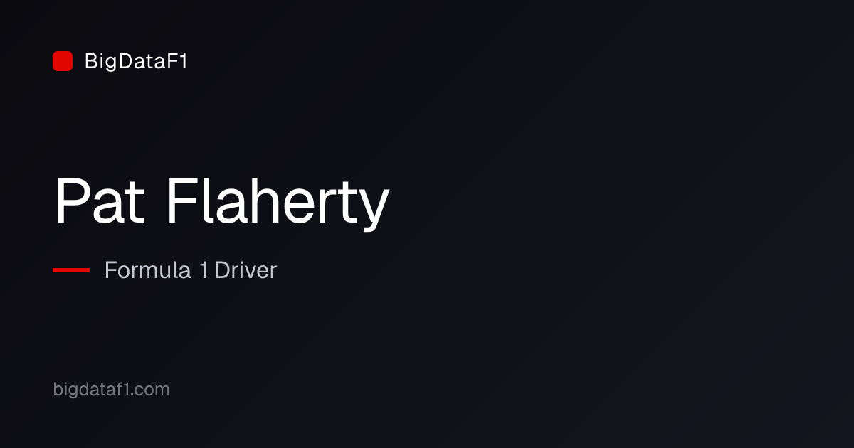 Pat Flaherty · BigDataF1
