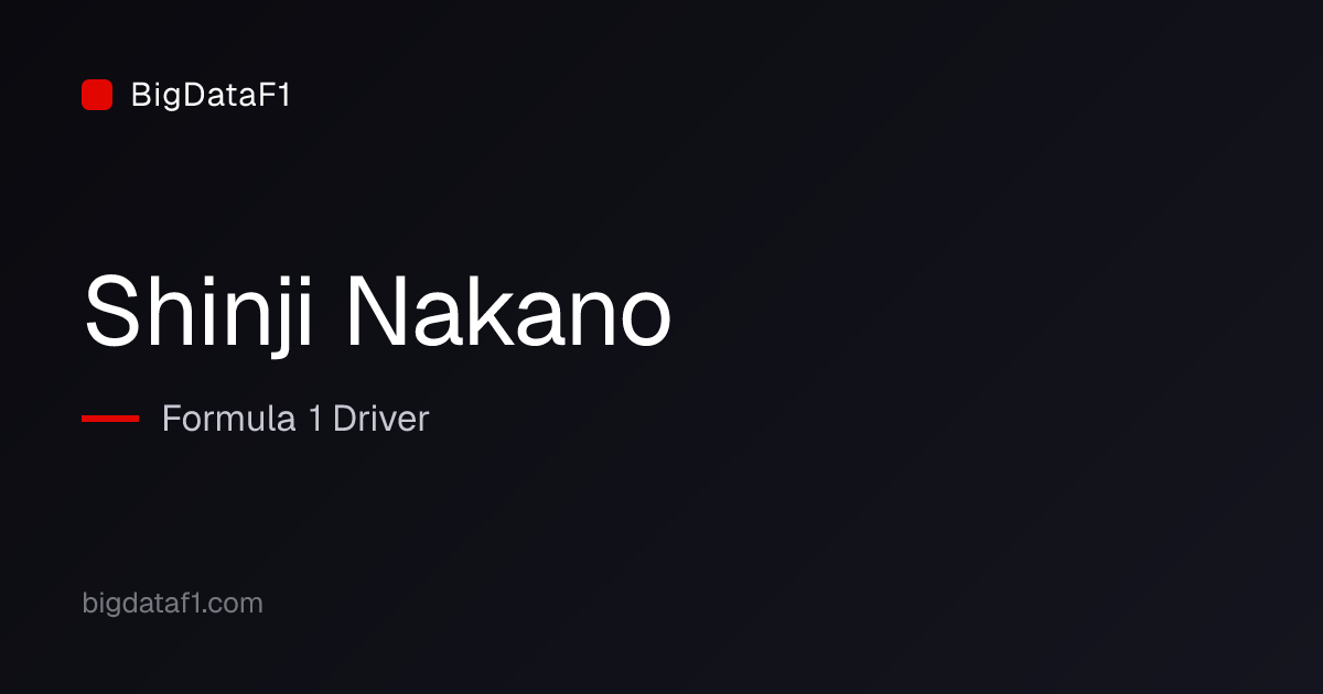Shinji Nakano · BigDataF1